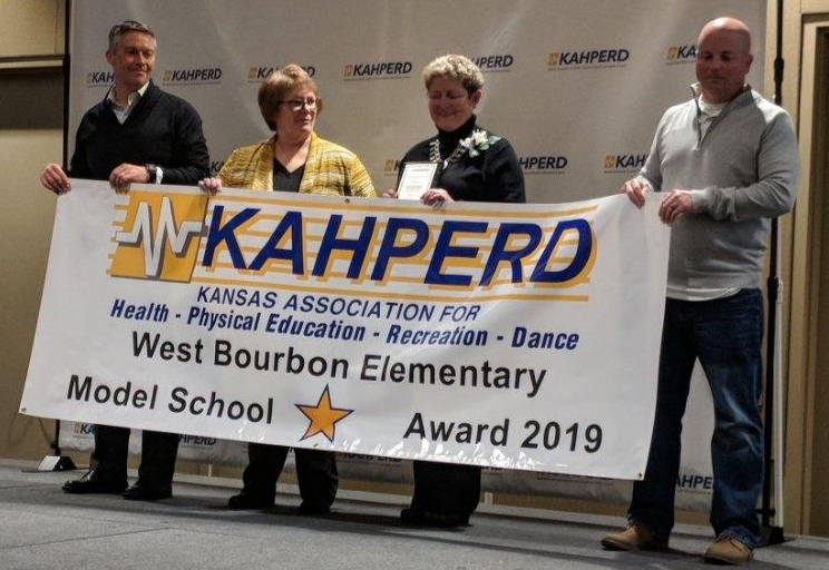 USD 235’s Jackie Hall Awarded Gold For Facilitating Model P.E. School ...