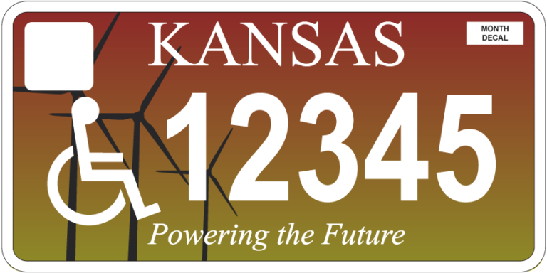 Kansas gets new personalized license plate design: wind turbines are ...