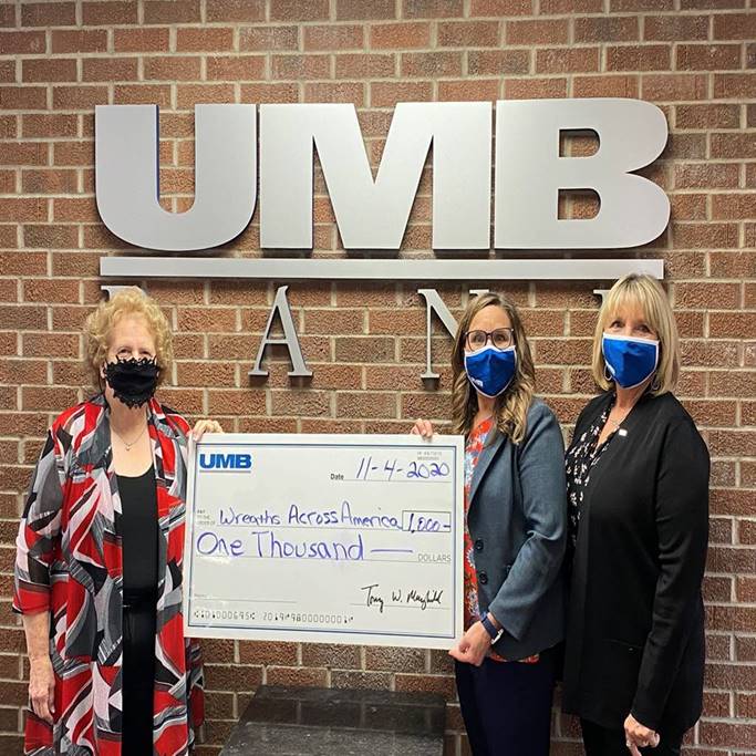 UMB Donates to Wreaths Across America | Fort Scott Biz