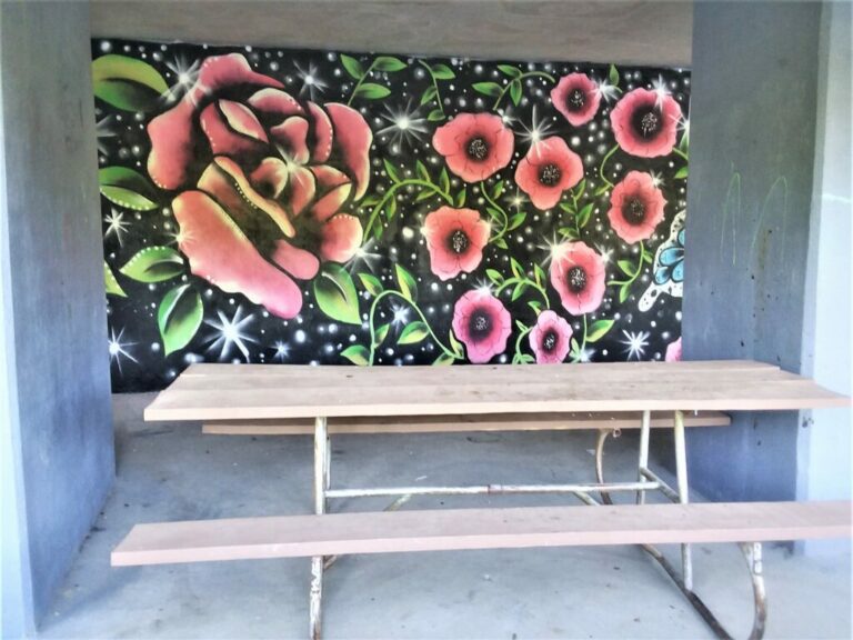 New Mural at Gunn Park by Artist Stephen Toal | Fort Scott Biz