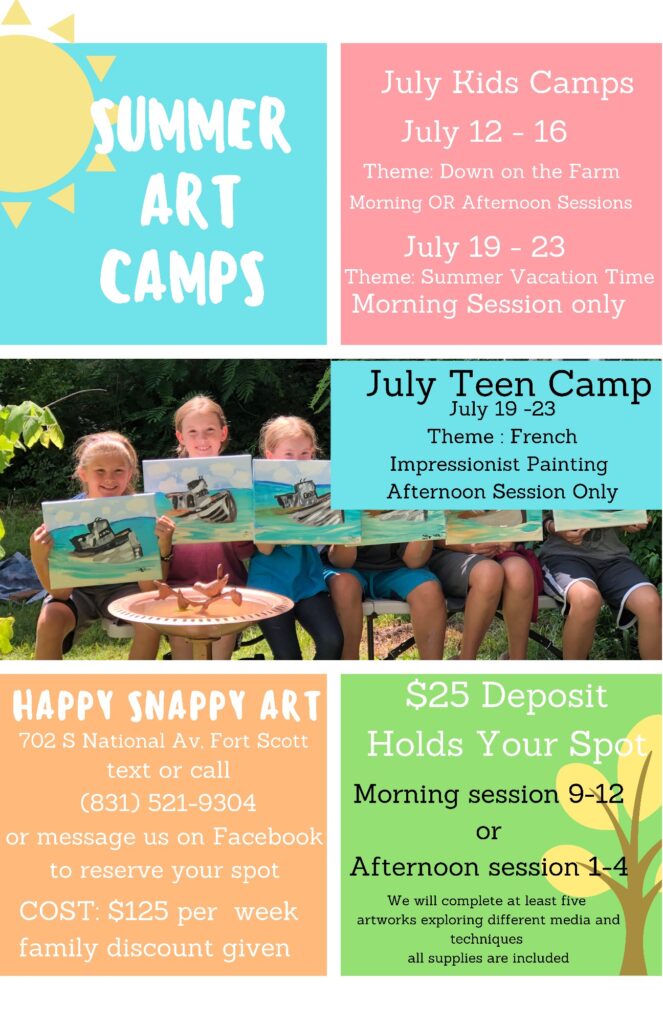 Art Offerings For Children | Fort Scott Biz