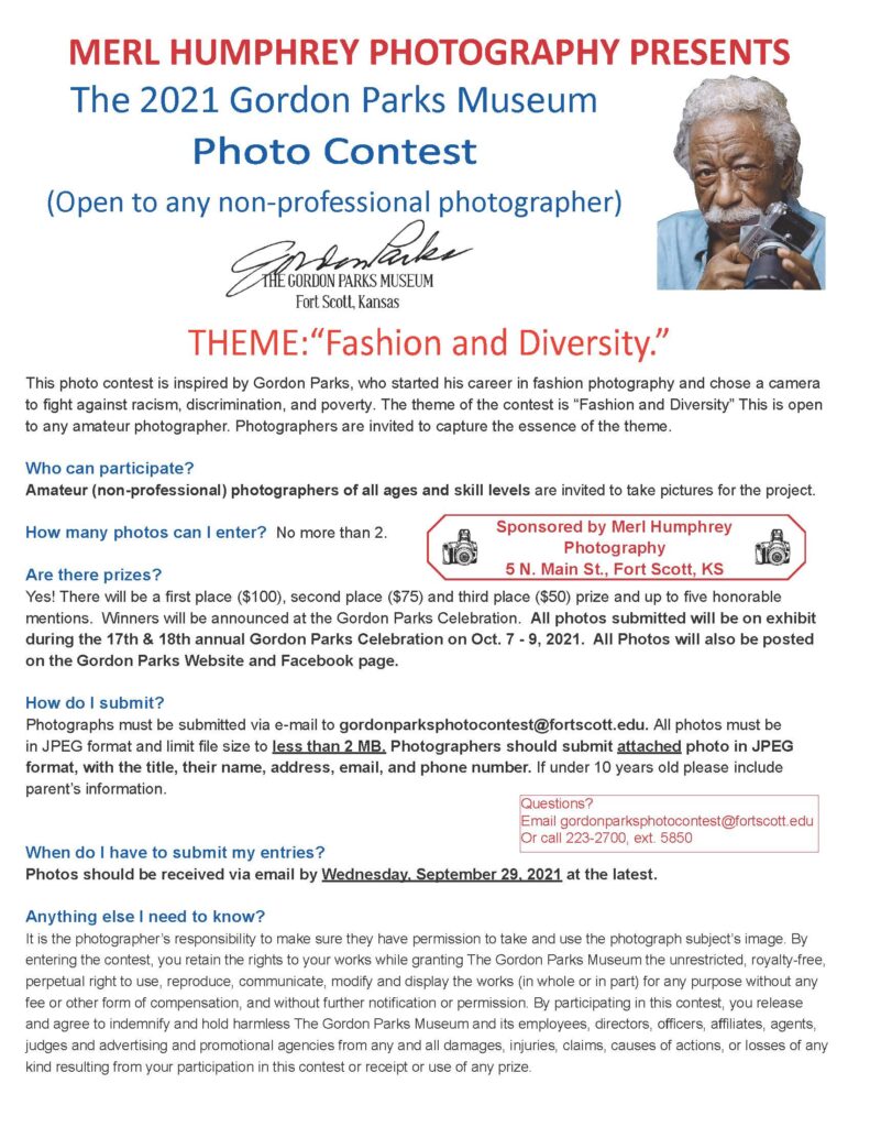 2021 Gordon Parks Museum Photo Contest Starts | Fort Scott Biz