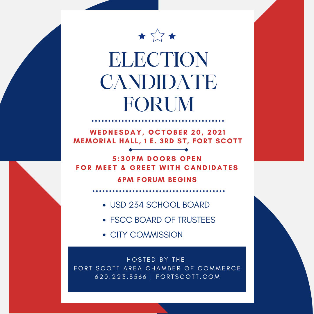 Chamber to host Election Candidate Forum | Fort Scott Biz