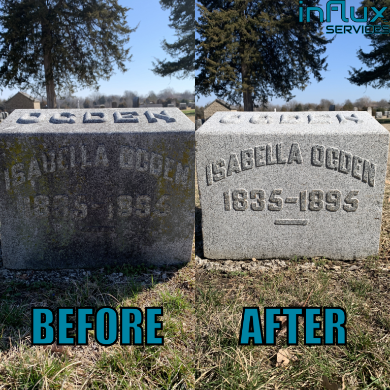 Headstone/Monument Cleaning Added to Services Provided by Influx ...