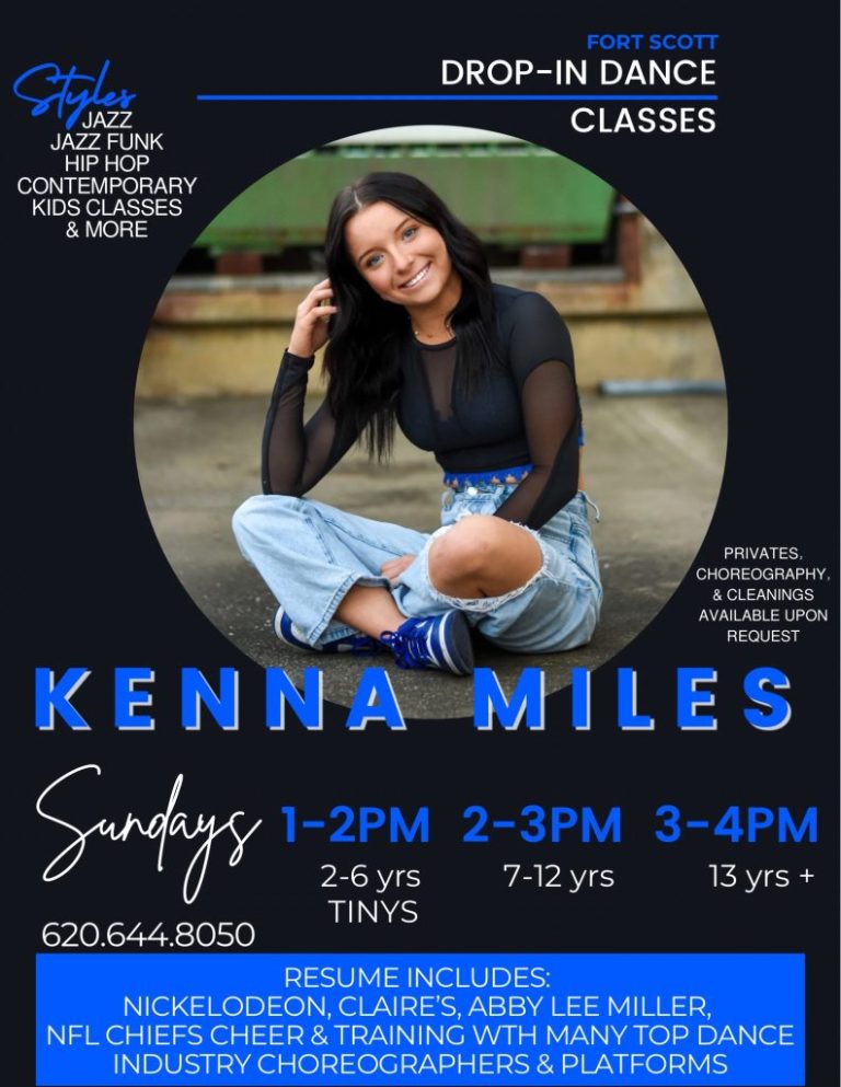 Young Entrepreneur: Dancer Kenna Miles | Fort Scott Biz