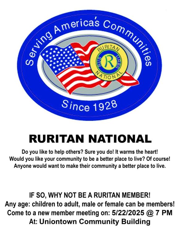 Uniontown Ruritan Club Will Host National President for Information ...