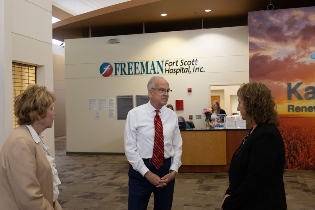 U.S. Sen. Jerry Moran Shows Support with Visit to Freeman Fort Scott ...